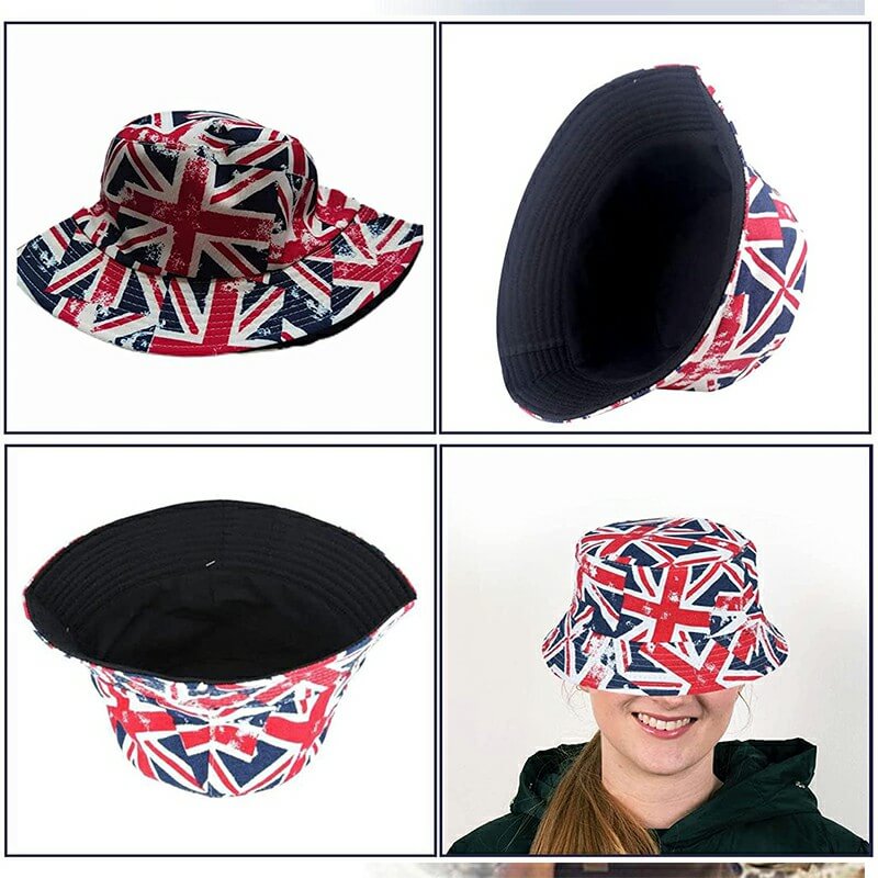 Union Jack Bucket Hat - Bucket Hats For Men And Women -festival hat – J and p hats