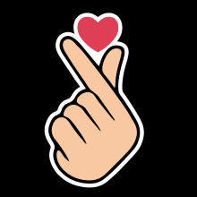 Finger Heart :The Universal Language of Love – J and p hats